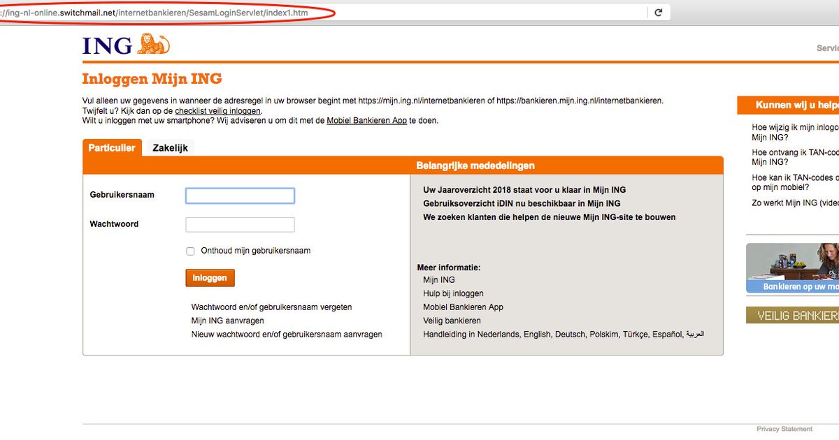 Phishingmail 'ING' lastig te onderscheiden van echte e-mail | Opgelicht?!