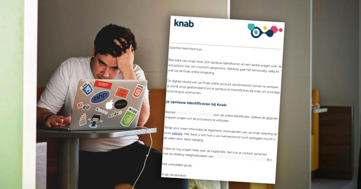 Knab-rekeninghouders pas op voor frauduleus bericht | Opgelicht?!