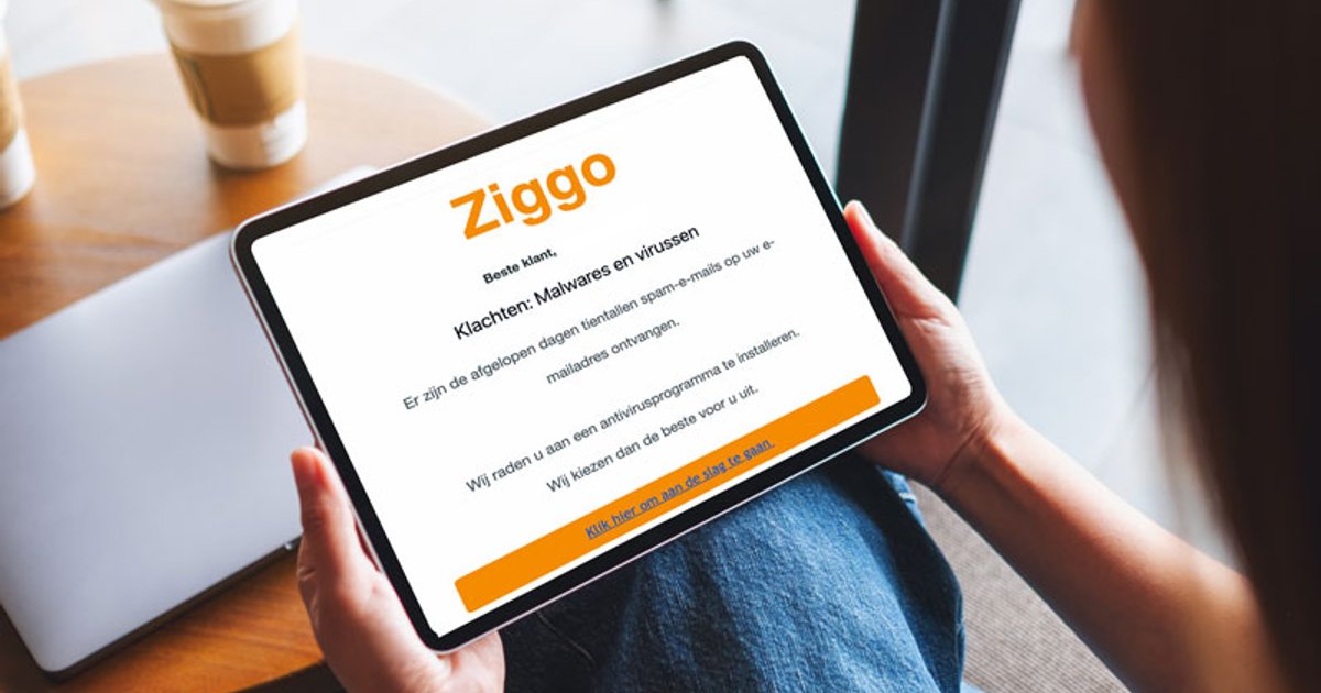 Gevaarlijke link in Ziggo-mail over ontvangen spamberichten op jouw ...