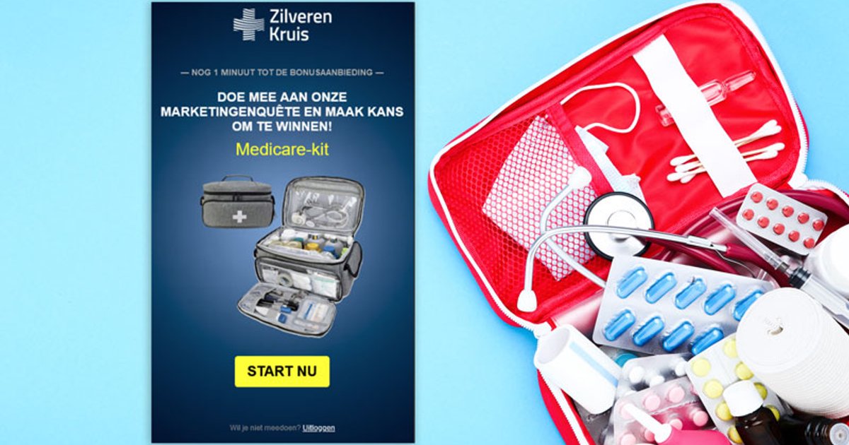 Nepactie Zilveren Kruis in omloop over een gratis Medicare-kit ...