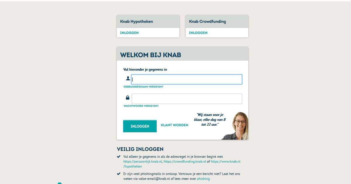 Pas op voor phishingmail uit naam van Knab | Opgelicht?!