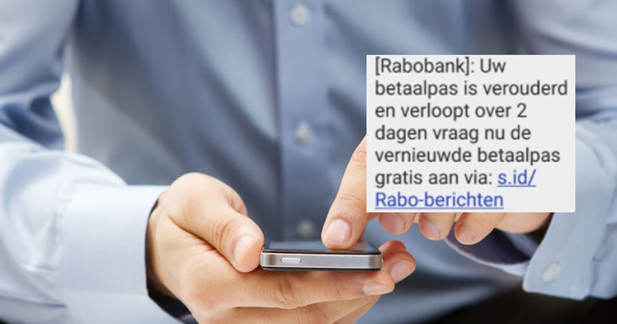 Vals sms'je van 'Rabobank' over nieuwe betaalpas | Opgelicht?!