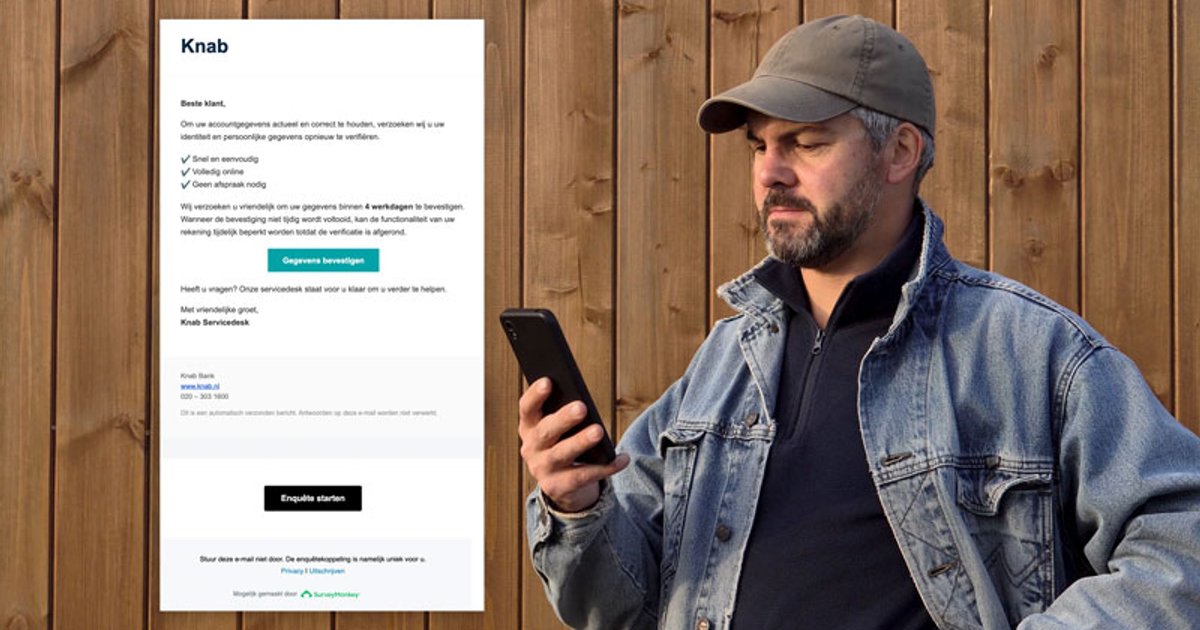 Frauduleuze Knab-mail in omloop: ‘Verifieer binnen 4 werkdagen je ...