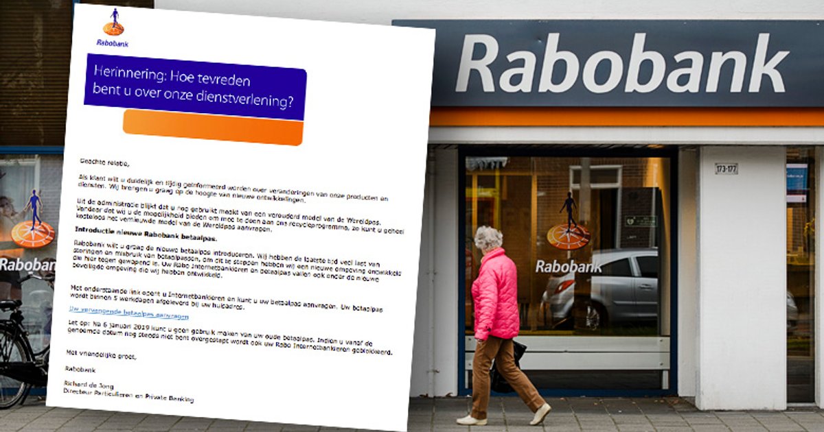 Opnieuw meldingen over phishingmail van 'Rabobank' over wereldpas ...